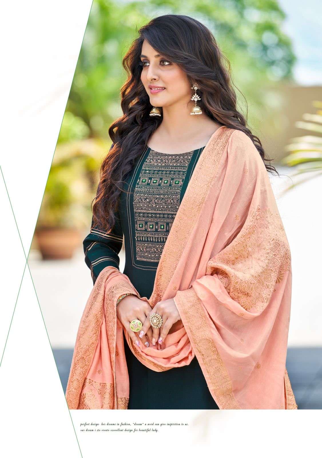 Wooglee presents Madhurya designer party wear kurtis with pant and ...