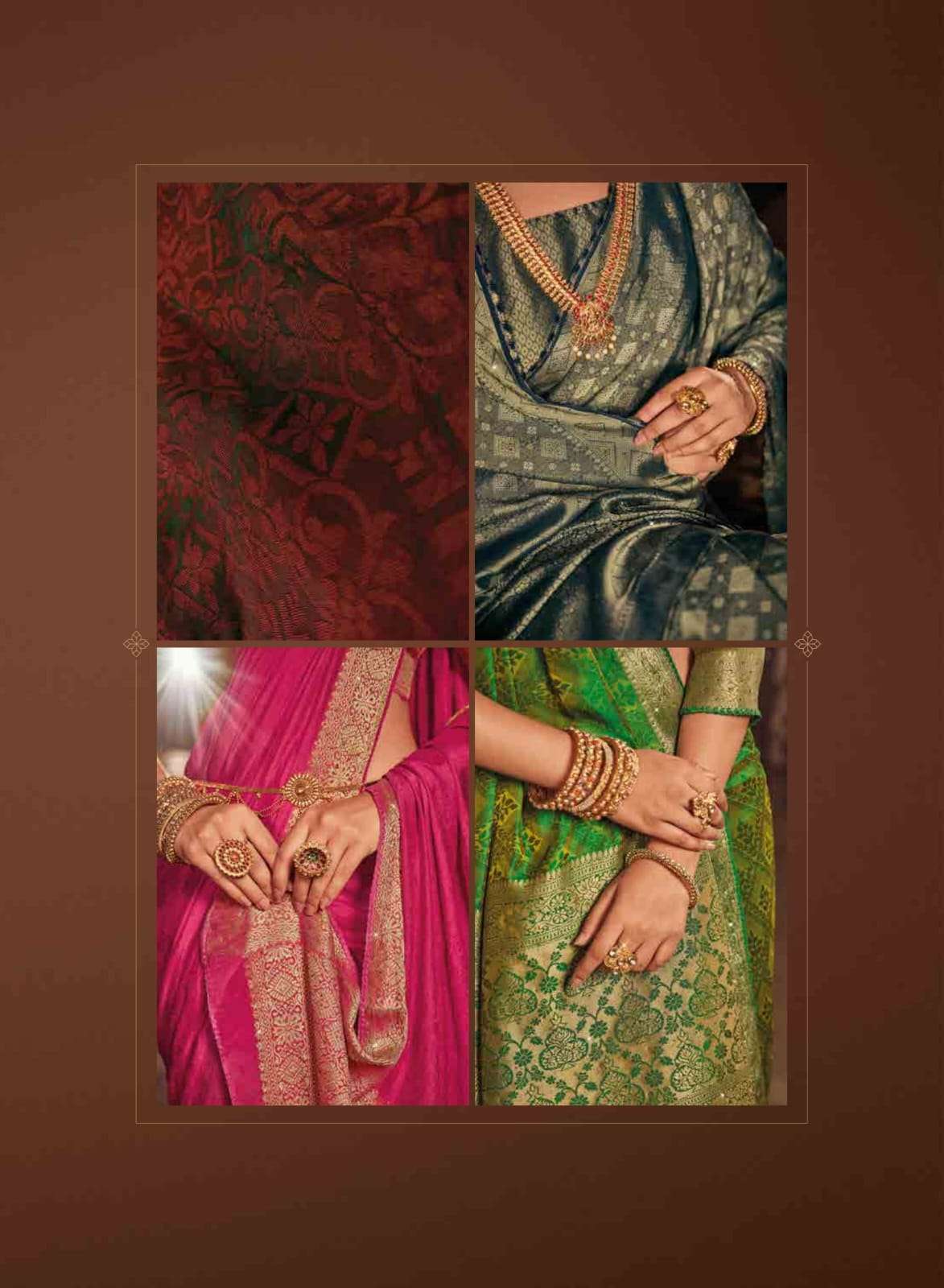 Vipul presents Shubh Laxmi top dyed traditional wear sarees catalog ...