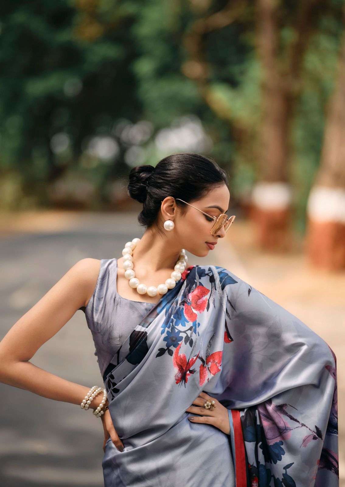 KASHVI CREATION PRESENTS DIVYANI FANCY SATIN SAREE CATALOG WHOLESALER ...