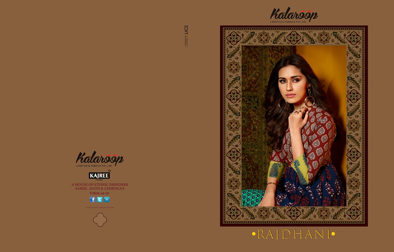 Kajree Presents Rajdhani Designer Party Wear Cotton Printed Long Kurtis ...